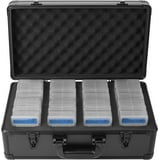 FunGuys 4-Row Card Storage Box, Holds 140 Slabs, Black - Sport Cards ...