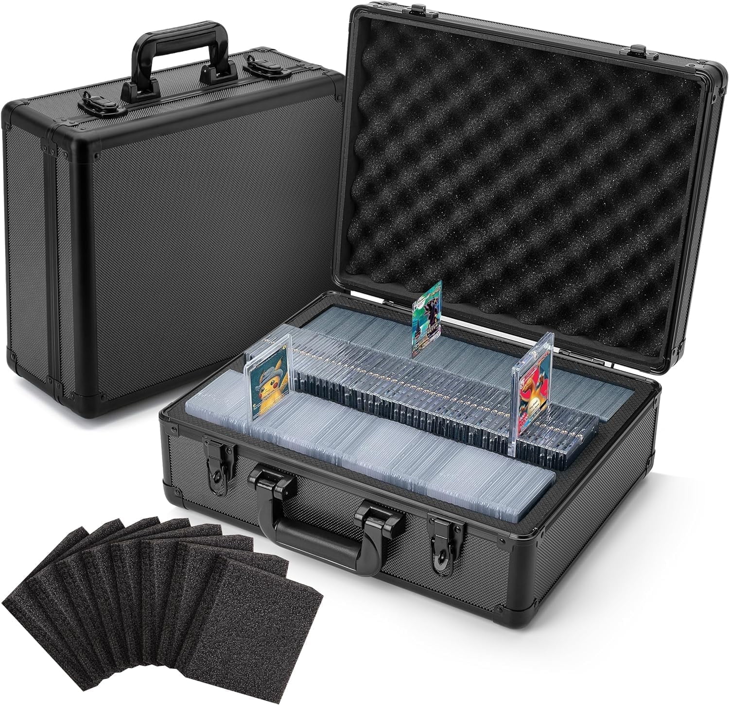 FunGuys Top Loader Case, 3 Row, Holds 630 Toploader Trading Cards ...
