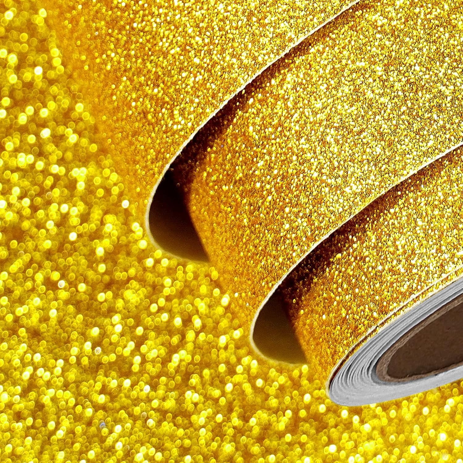 FunStick Glitter Cardstock DHF10 Paper 15.8"x78.8" Sparkly Self Glitter ...