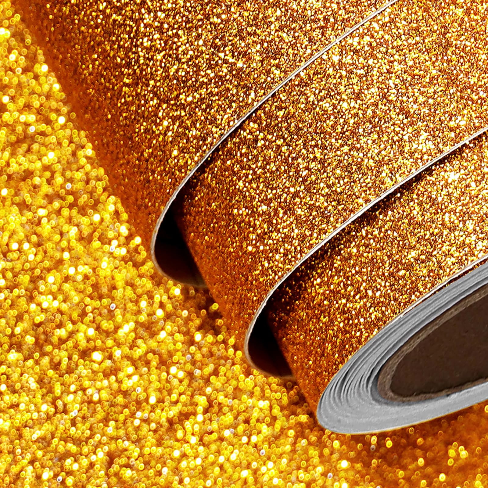 FunStick Orange Glitter Cardstock KEF16 Paper for Cricut Sparkle Self ...