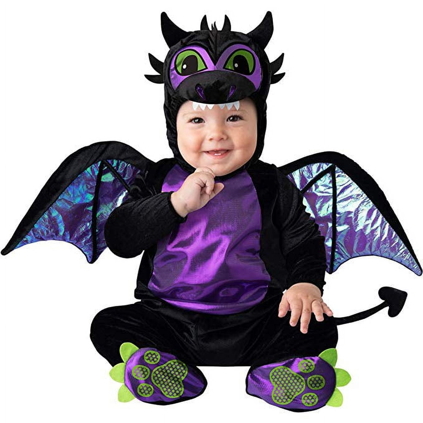 Child's Lil Baby Black Dragon Costume Small 6-12 Months - Walmart.com