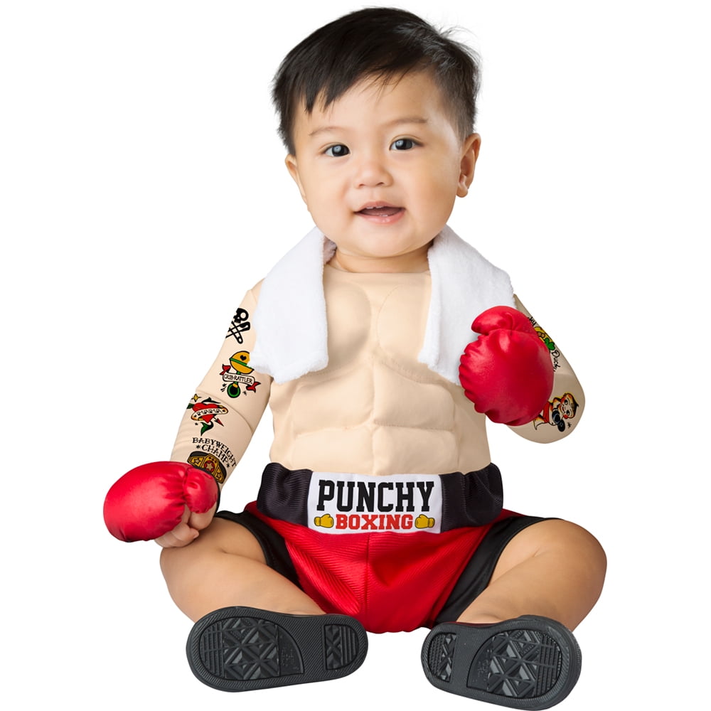 FunWorld Costumes Child's Lil Boxing Bruiser Baby Costume Large 18-24 ...
