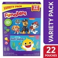 Funables Paw Patrol and Baby Shark Variety Fruit Snacks, 17.6 oz, 22 ...
