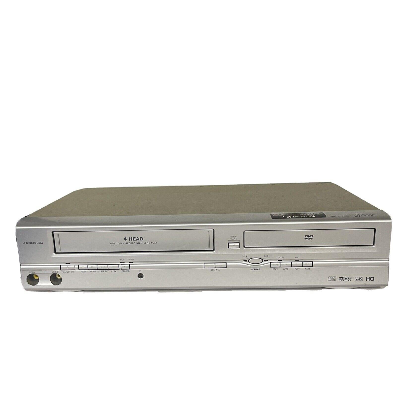 Funai SV2000 WV805 DVD/ VCR Combo - Silver - New - Walmart.com