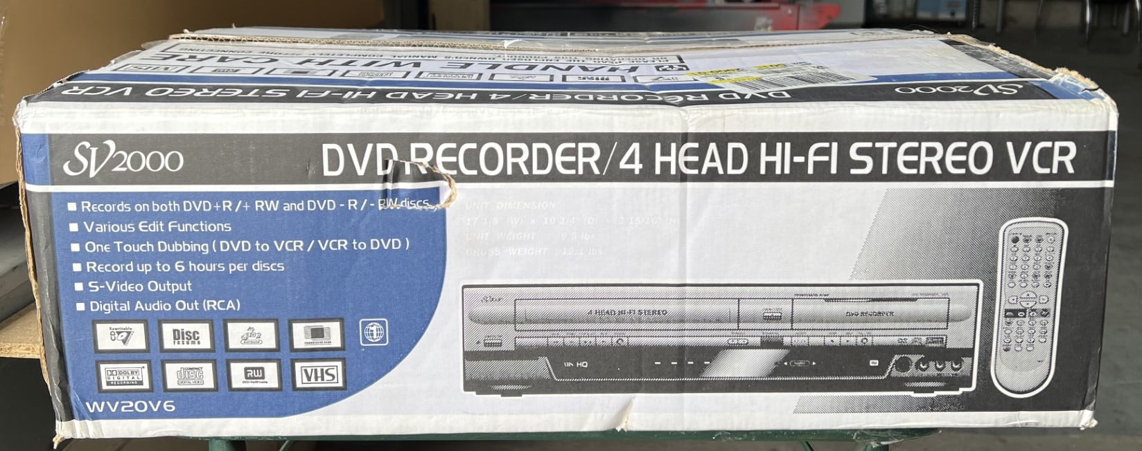 Funai WV20V6 SV2000 DVD Recorder /VCR Combo - New - Walmart.com