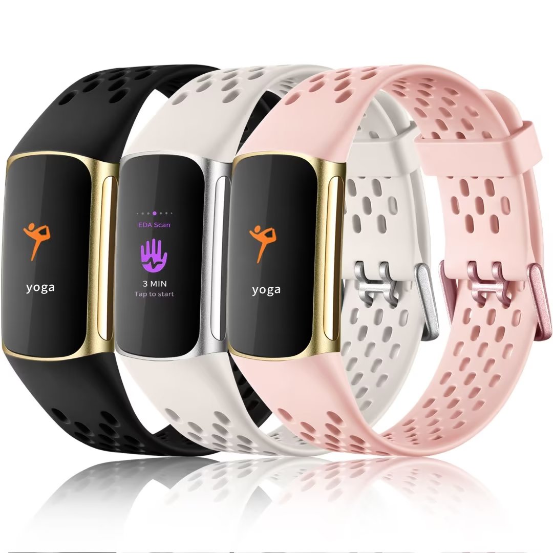 FIEWESEY Compatible with Fitbit Charge 5/Charge 6 Bands,Milanese Style ...