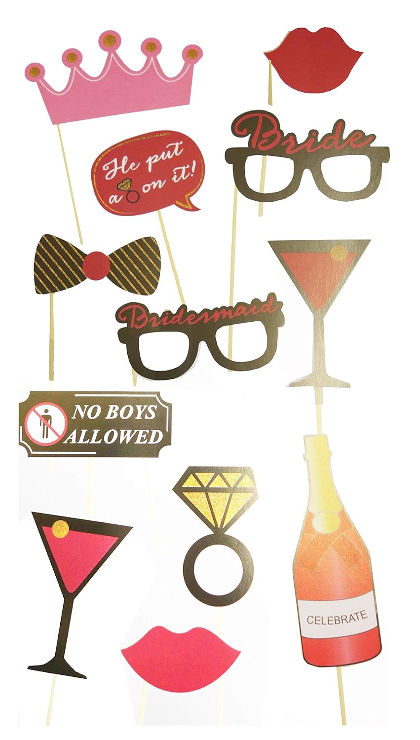 Funcart Bachelorette Party Props 12pcs - Walmart.com