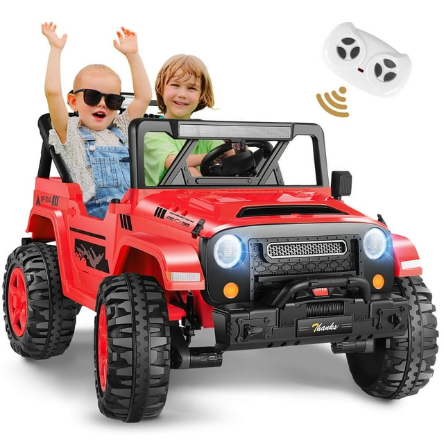 Funcid 24 Volt Ride on Toys 2 Seater Ride on Cars with Remote Control ...