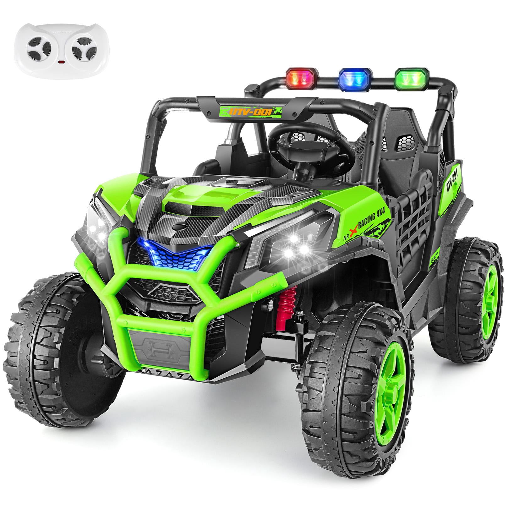 Funcid 24V 4WD Ride on Toys, 2-Seater Ride on cars with Remote Control ...