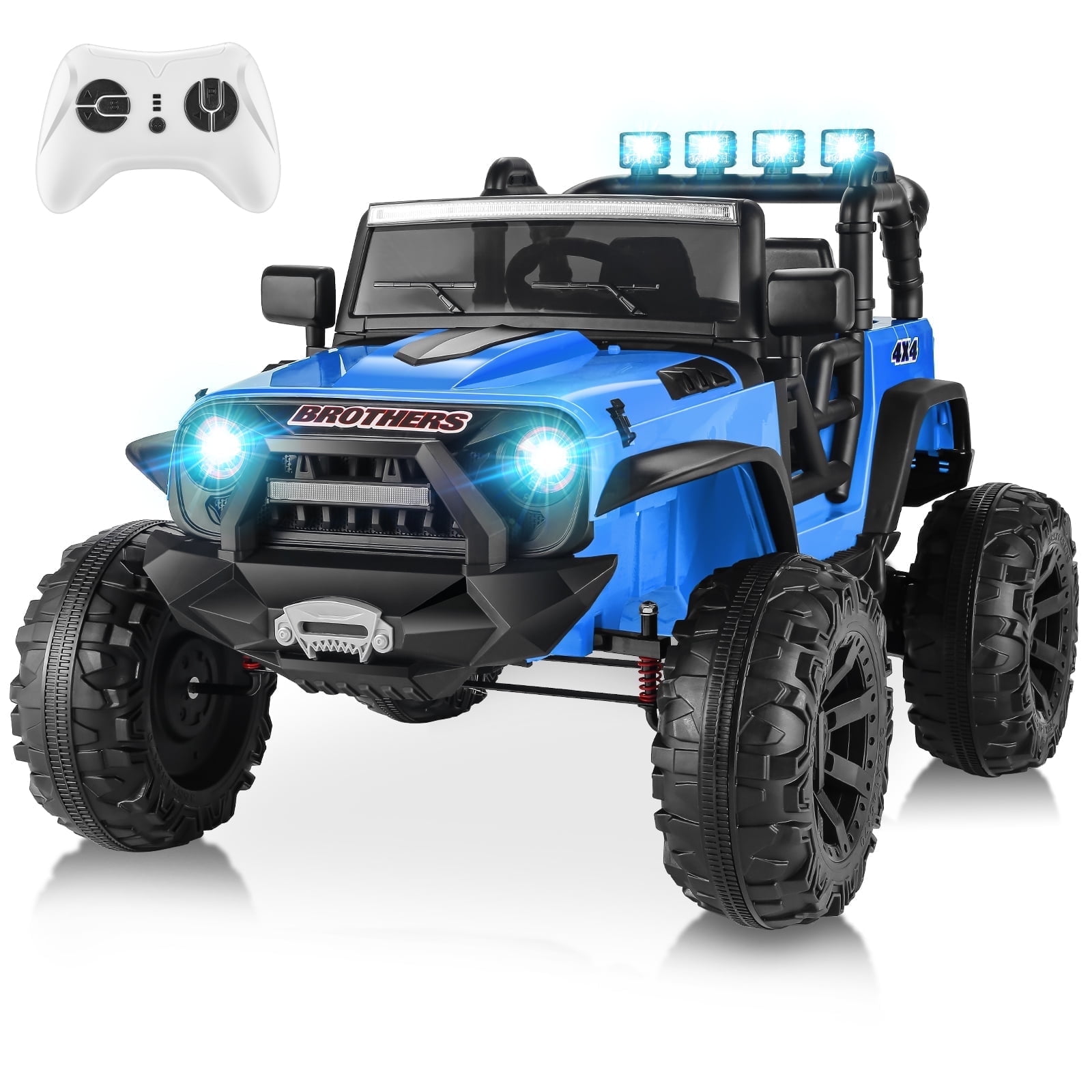 Funcid 24V Kids Ride on Car with Remote Control, 9AH Battery Powered ...