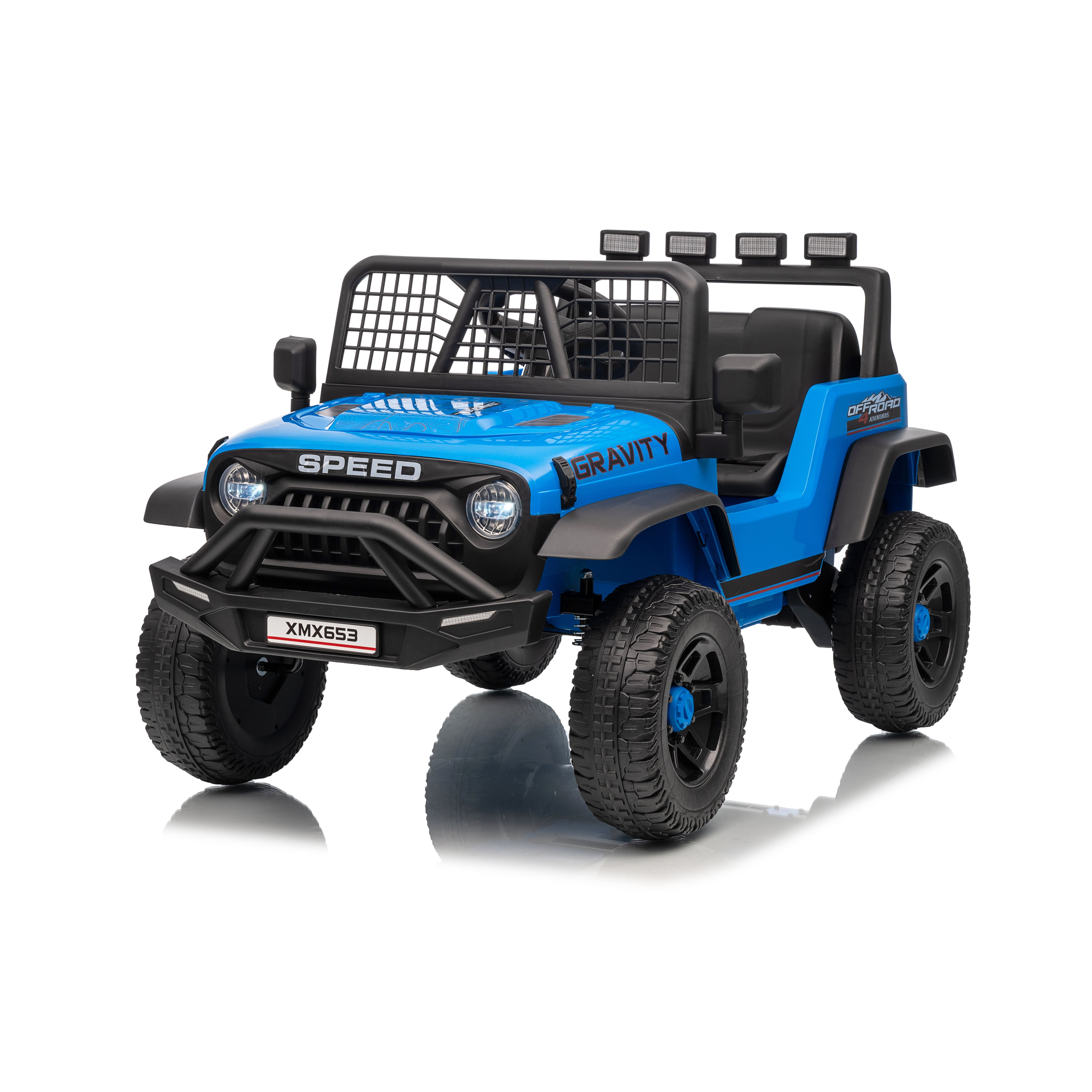 Funcid 24V Ride on Cars Truck with Remote Control, Electric Battery ...