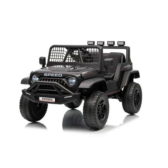 Funcid 24V Ride on Cars Truck with Remote Control, Electric Battery ...