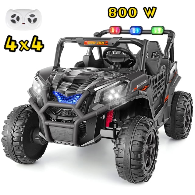 Funcid 24V Ride on Toys 4WD Ride on Cars with Remote Control, 2 XL ...
