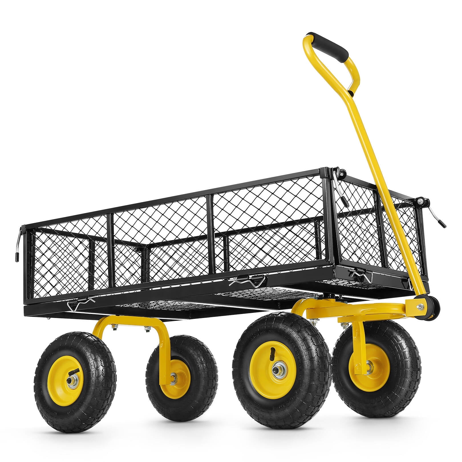 Gorilla Carts 7002866 600 lbs Capacity Steel Utility Cart - Walmart.com