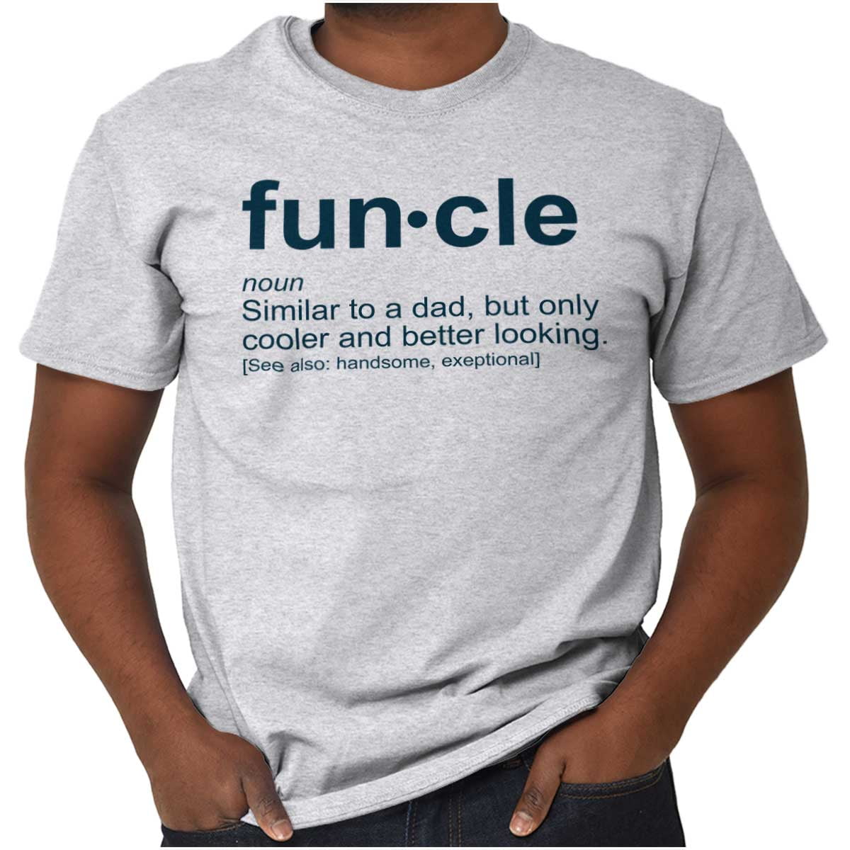 Funcle Fun Uncle Definition Cool Men Big & Tall Graphic Tee Brisco Brands 4X - Walmart Business ...