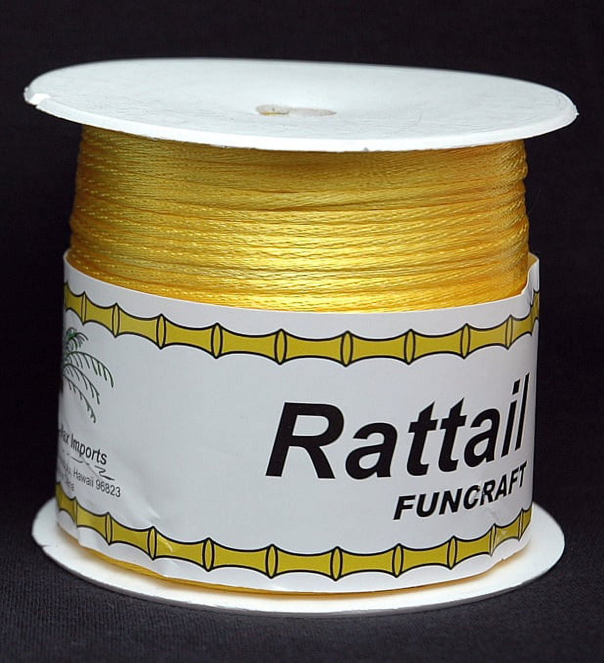 Funcraft 2mm Yellow Gold Rattail, 200 Yards, 1 Each - Walmart.com