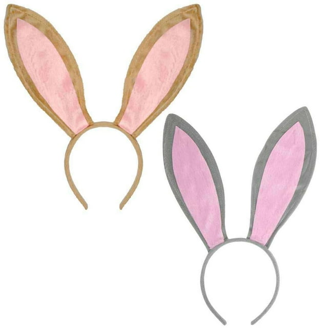 Funcredible Bunny Ears Headband - Plush Easter Rabbit Ears - Bunny ...