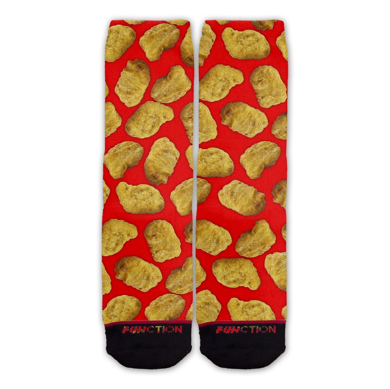 Function Novelty - Chicken Nuggets Pattern Fashion Socks for Men and ...