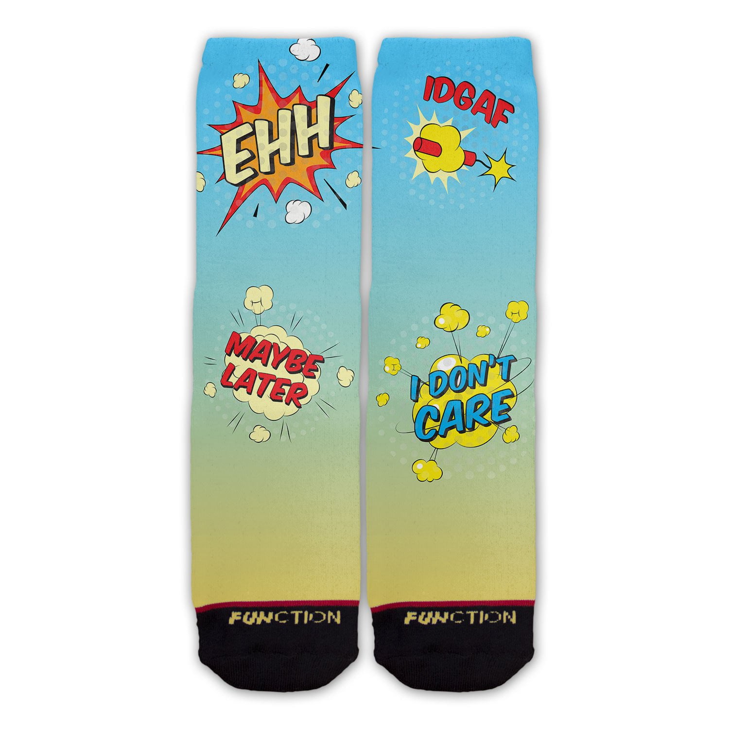 Function - Comic Book Fashion Socks - Walmart.com