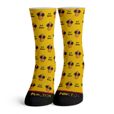 Function - Cool Beans Pattern Novelty Funny Fashion Socks - Walmart.com