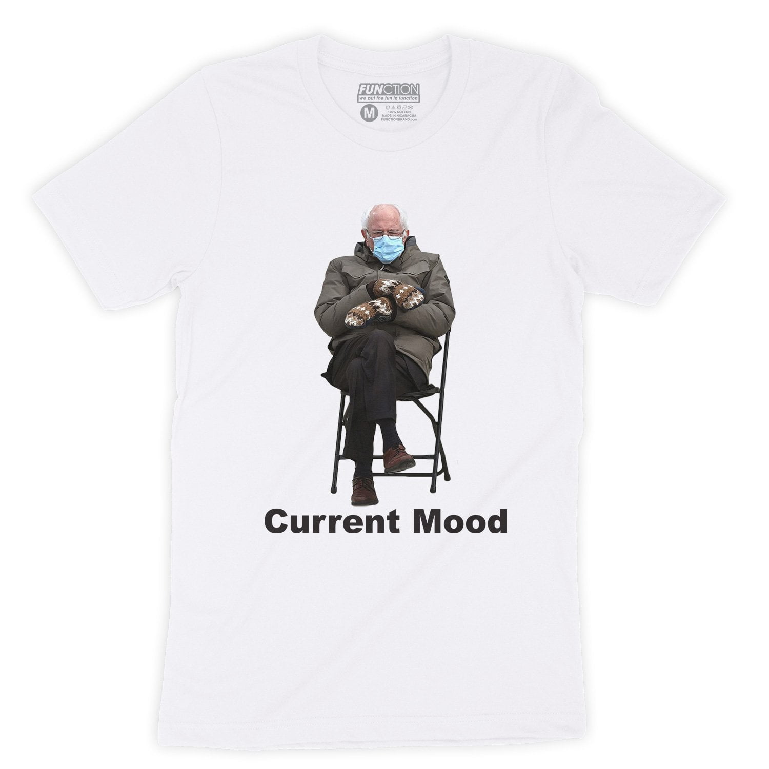 Function - Current Mood Bernie Sanders Chair Meme T-shirt - Walmart.com