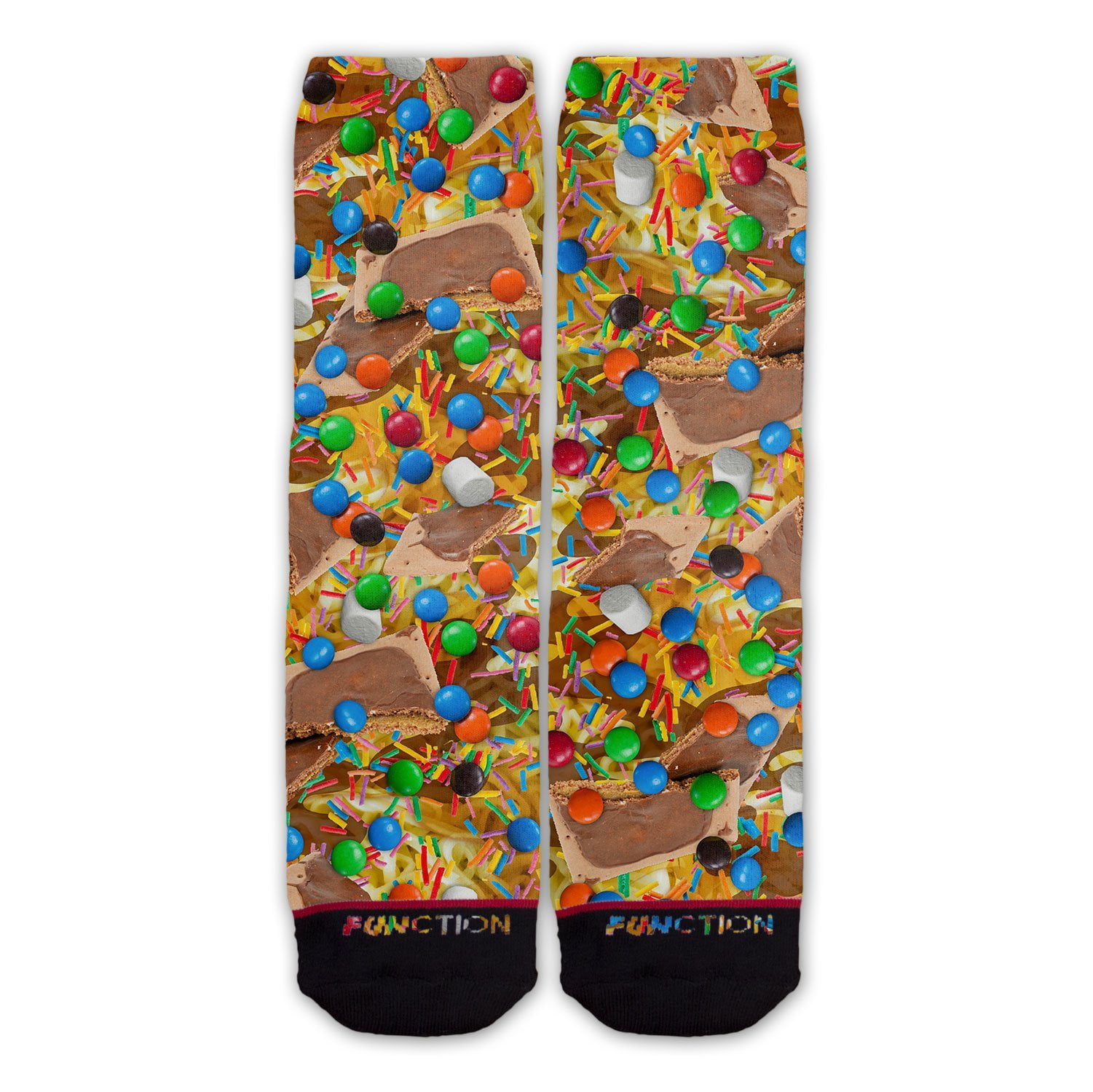 Function - Elf Spaghetti Dessert Food Fashion Socks - Walmart Business ...