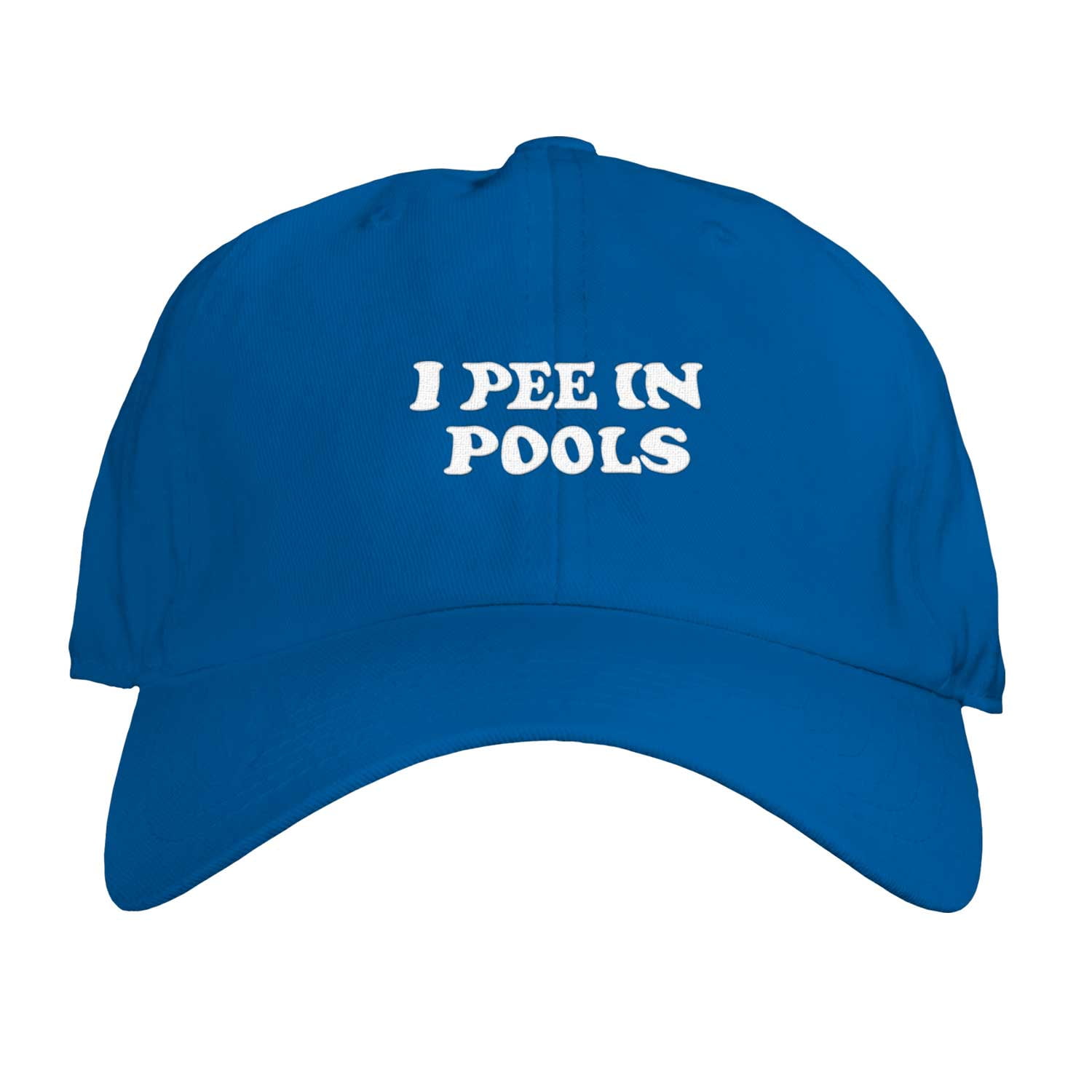 Function - I Pee in Pools Novelty Wavy Letters Funny Dad Hat Adjustable ...