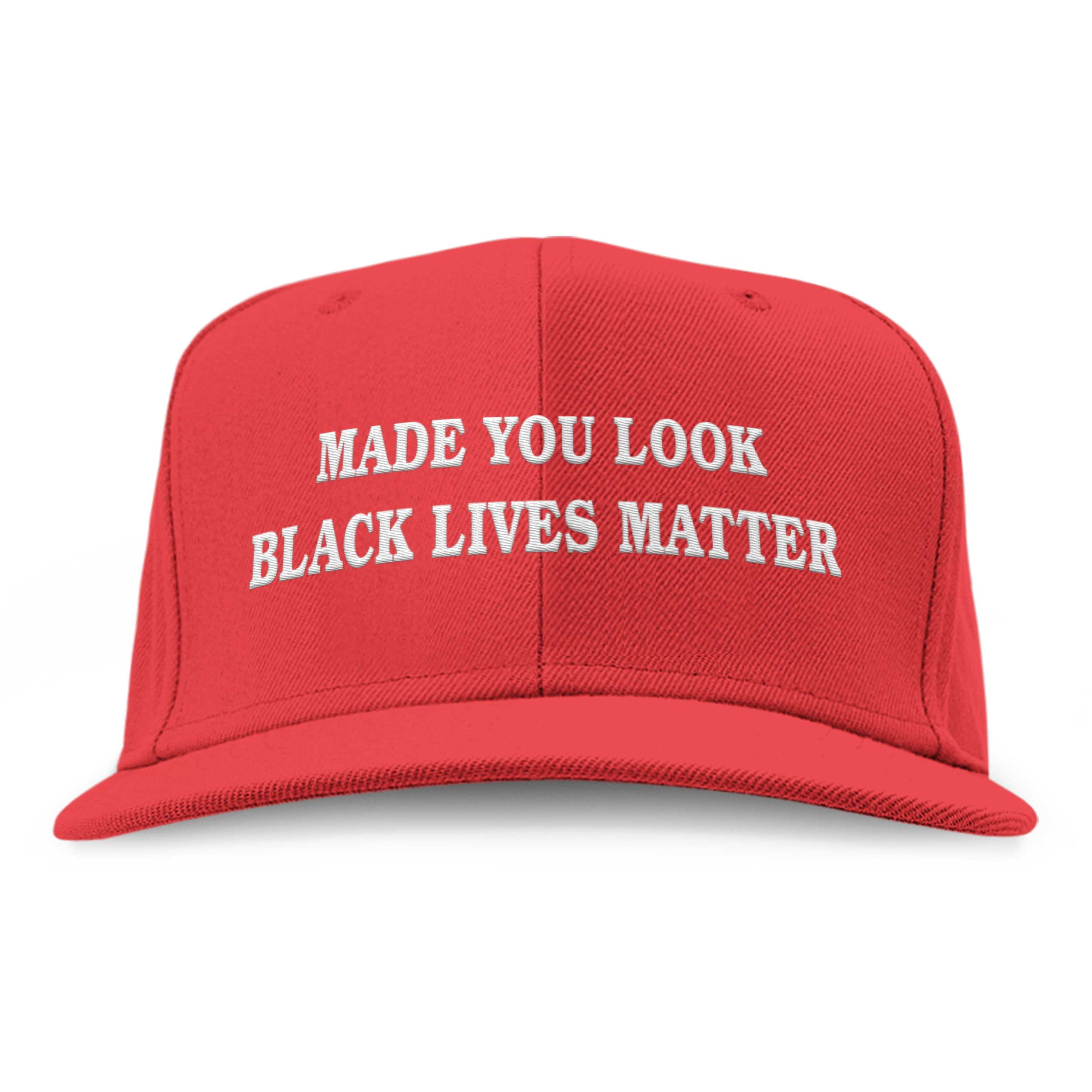 Function - Made You Look Black Lives Matter Red Snap Back Hat ...