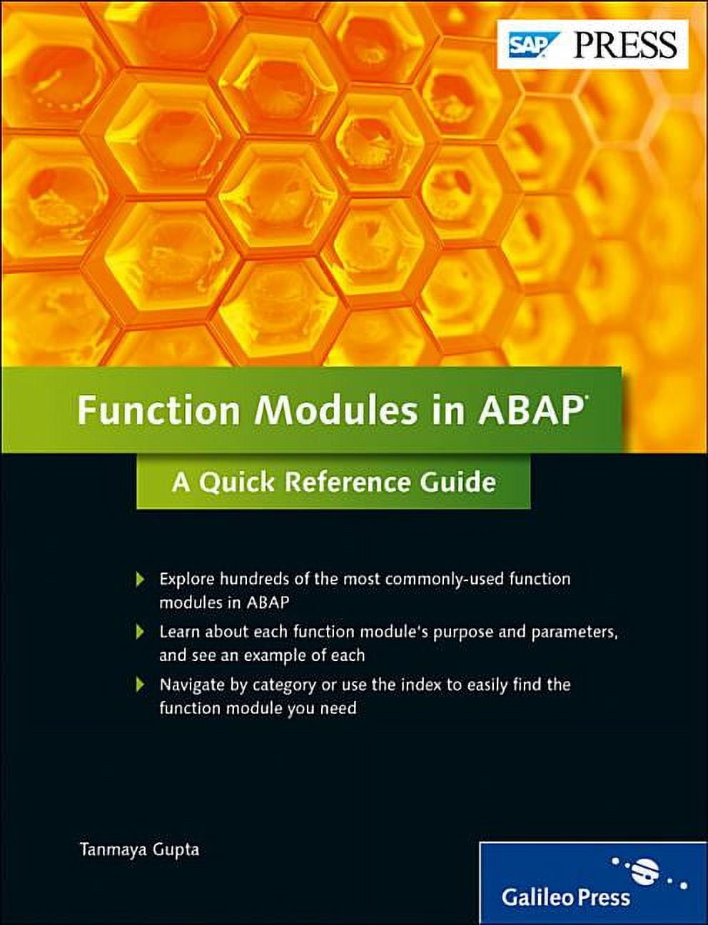 Function Modules in ABAP: A Quick Reference Guide (Hardcover) - Walmart.com