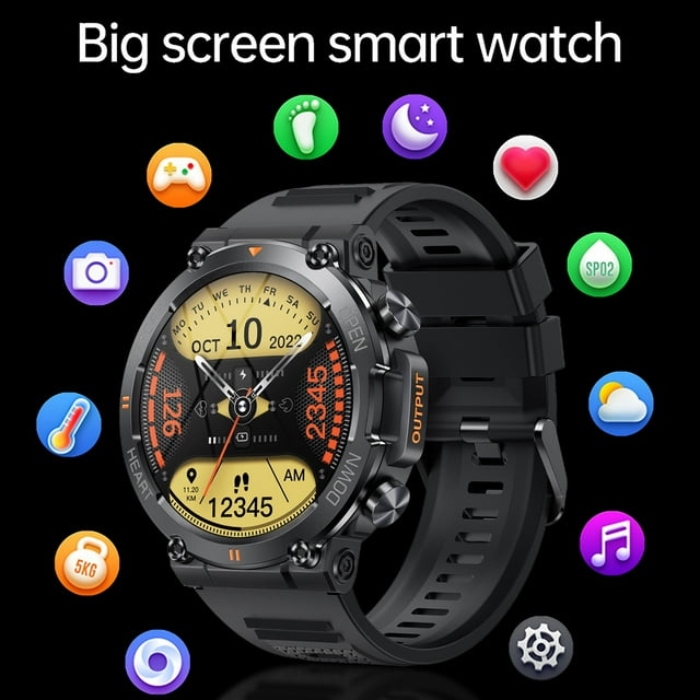 Function Smartwatch Heart Rate Oxygen Pressure Supervision Sleep ...