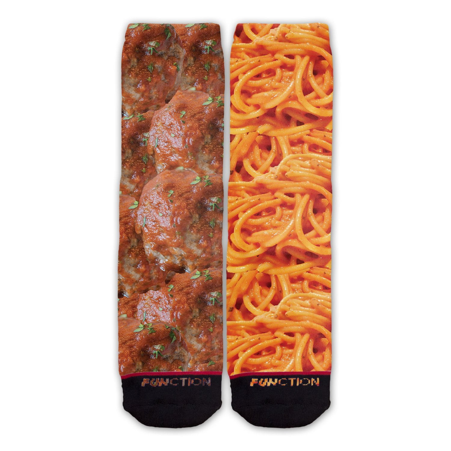Function - Spaghetti And Meatballs Fashion Socks - Walmart.com