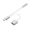 Function Type-C to 35mm Audio Jack and Charging Adapter for Headphones ...