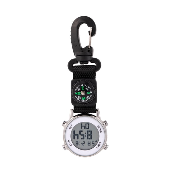 Function Wall Watch Outdoor Digital Clip Watch Watch Clip Fob Hiking ...