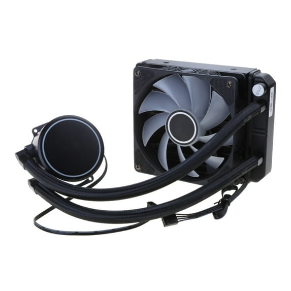 Functional CPU Liquid Cooler RGB CPU Water Cooler 4-pin PWM Fans Quiet ...