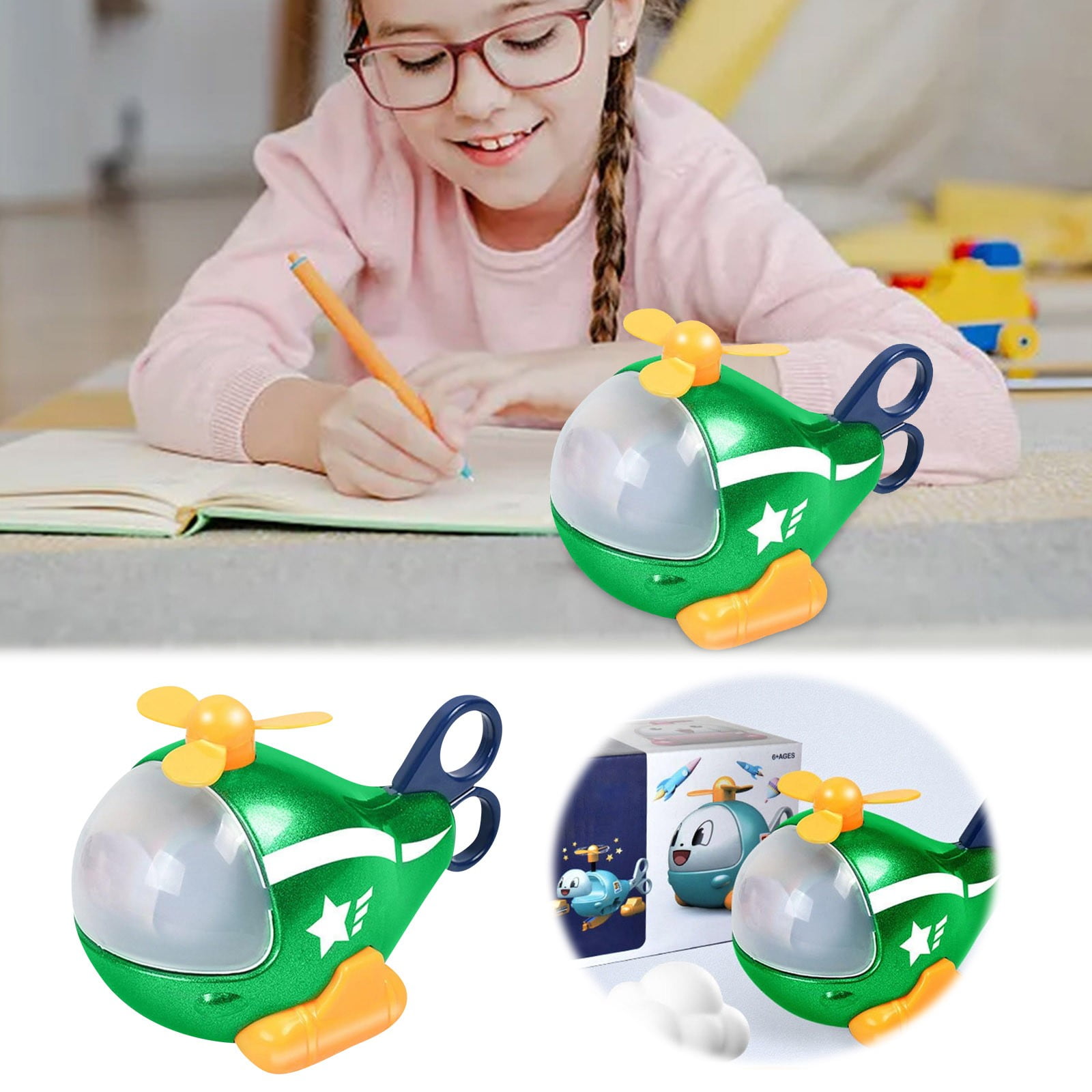Functional Cartoons Airplane Toy Set Airplane Stationery Package ...