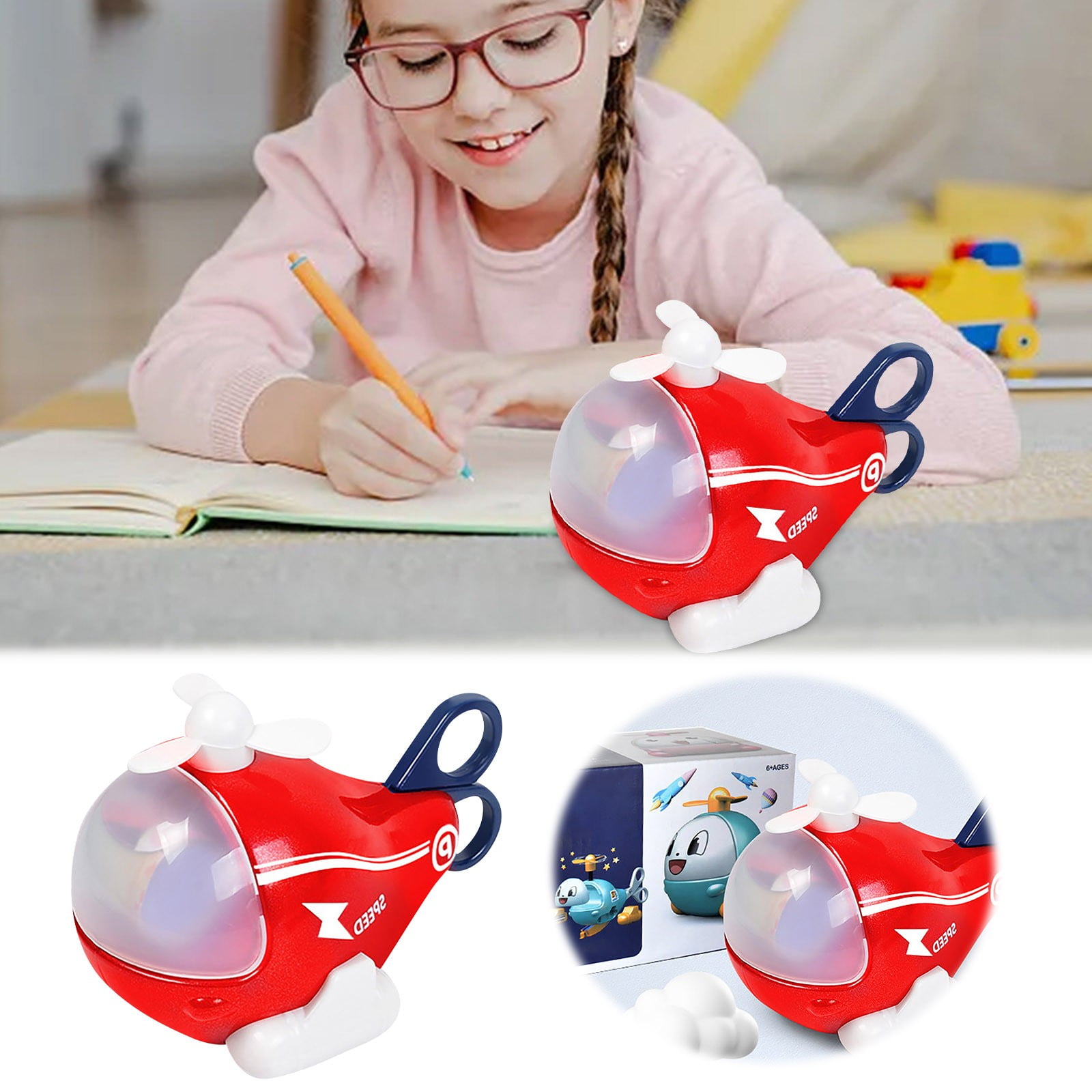 Functional Cartoons Airplane Toy Set Airplane Stationery Package ...