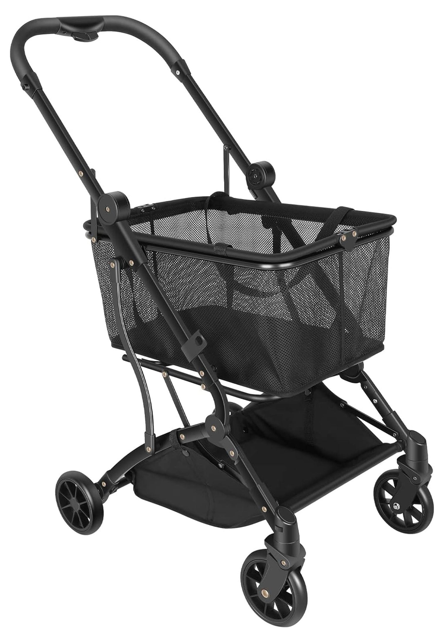 Functional Collapsible carts Shopping Cart Collapsible Utility Trolley ...