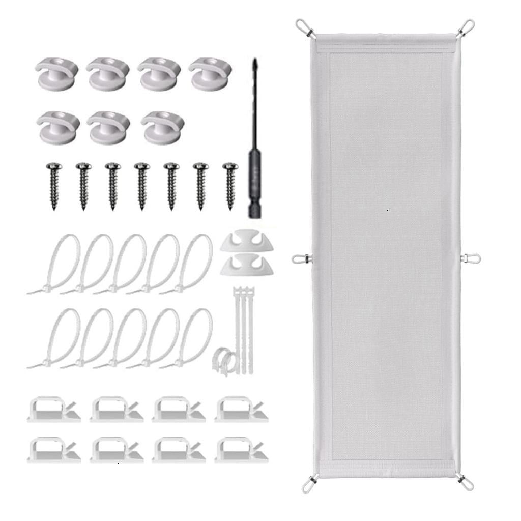 Functional Desk Cable Organizers Mesh Cords Organizers for Safe and ...