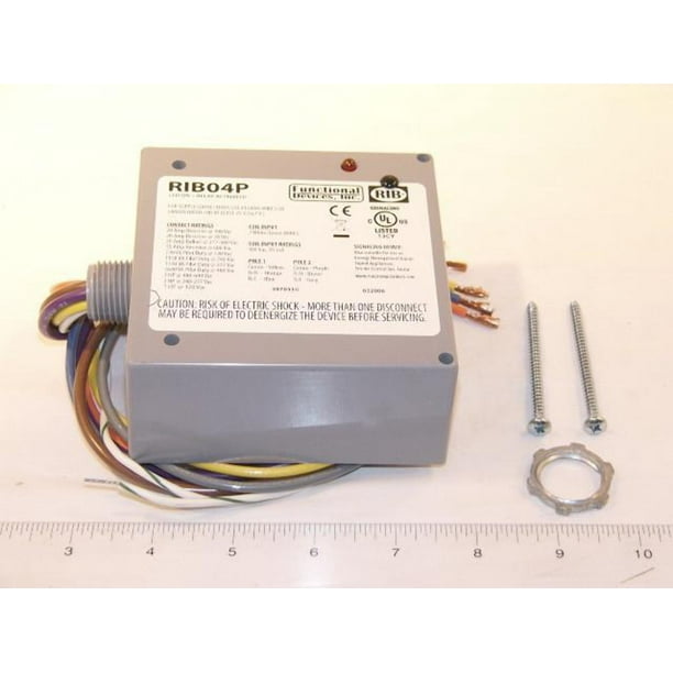 Functional Devices RIB04P - 480V 20A DPDT Power Cntrl Rly - Walmart ...