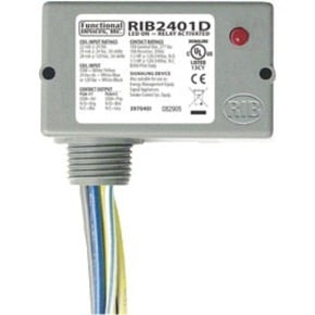 Functional Devices RIB2401D Enclosed Relay 10Amp Dpd - Walmart.com