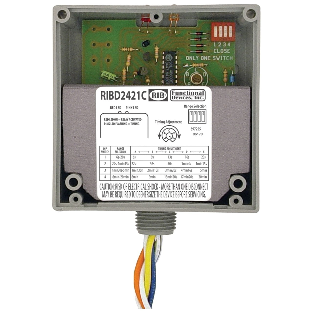 Functional Devices RIBD2421C - Rib Relays RIBD2421C - Spdt Enclosed ...