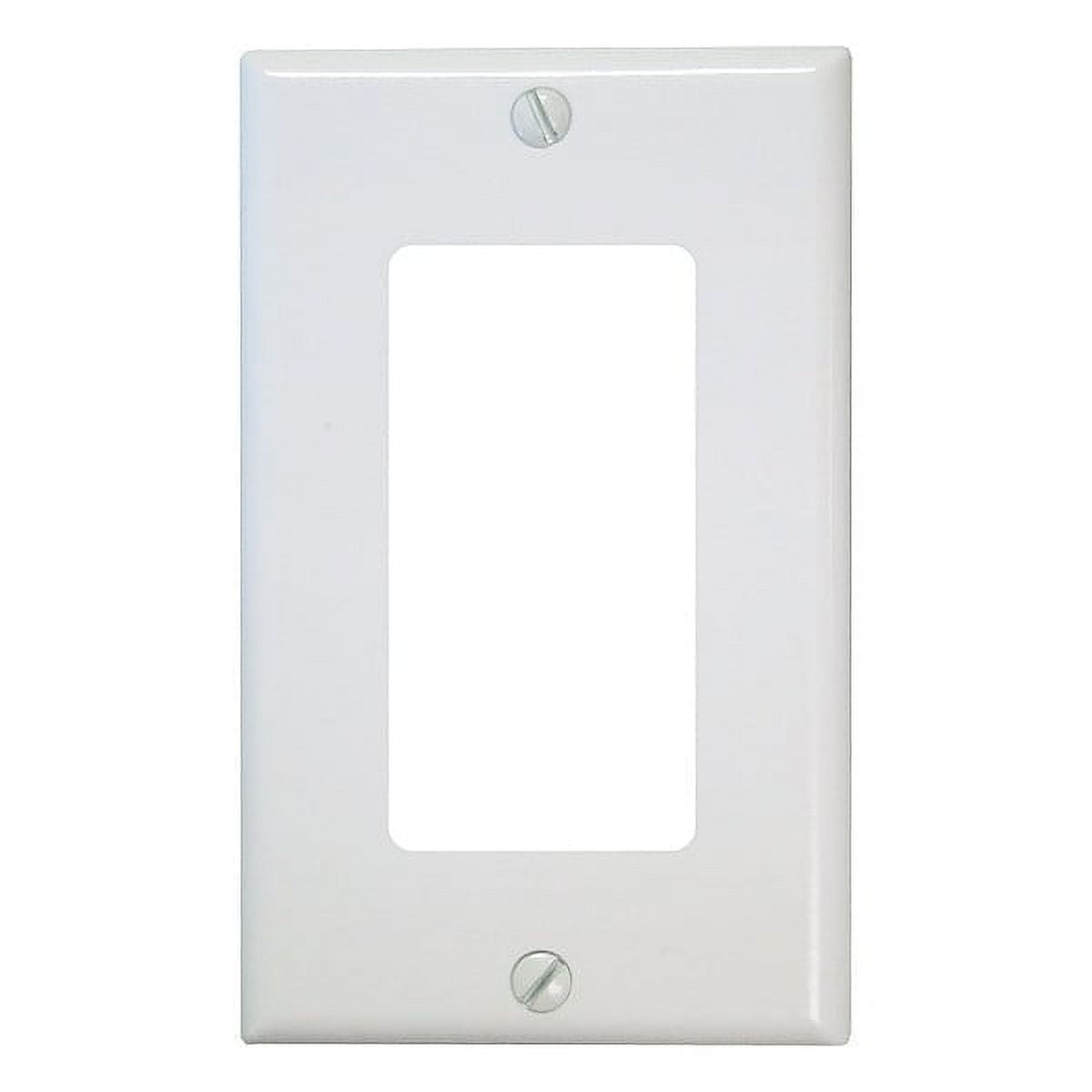 Functional Devices-Rib Wall Switch Plate, White, Plastic WSTP-W ...