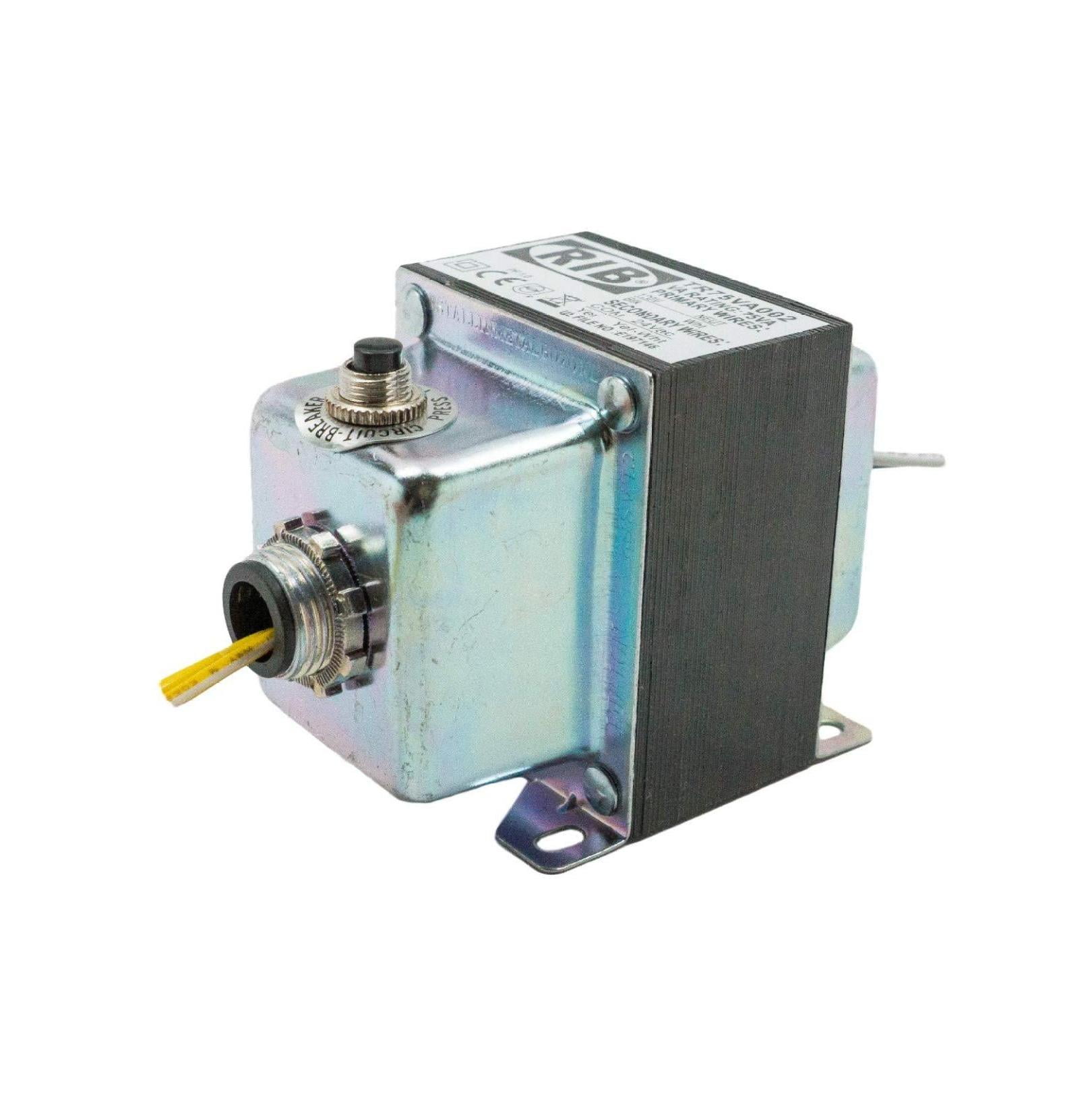 Functional Devices TR75VA002 Transformer, 75 VA, 120 to 24 Vac, Circuit ...