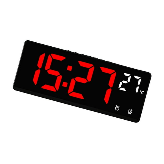 Functional Electronic Clock with Alarm and Temperature Display for ...