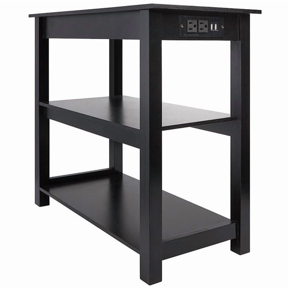 Lakeside, Functional Accent Table, 23-1/2"W x 11-3/4"D x 22"H - Walmart.com