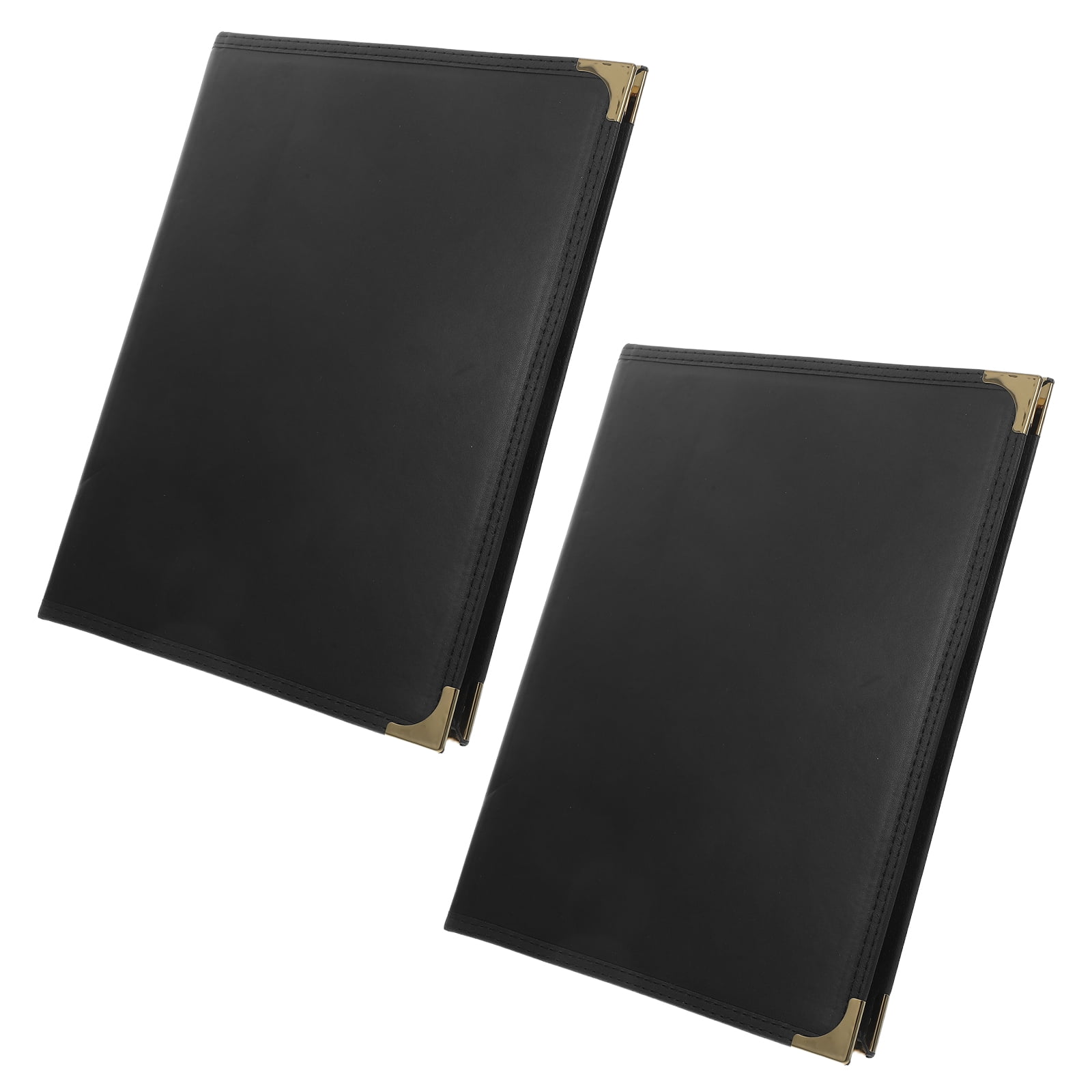 Faux Leather Menu Cover Book with 3 Pages for 6 Views for Wine Lists ...