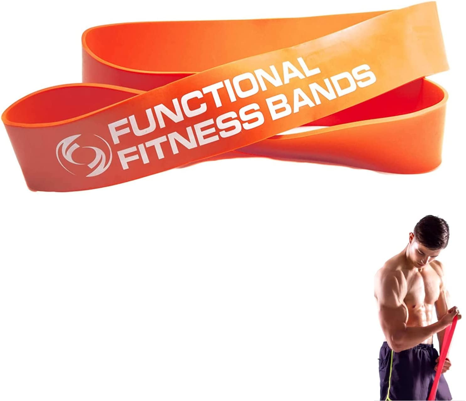 Functional Fitness Pull Up Assistance Bands - Set of 1 Resistance Heavy ...