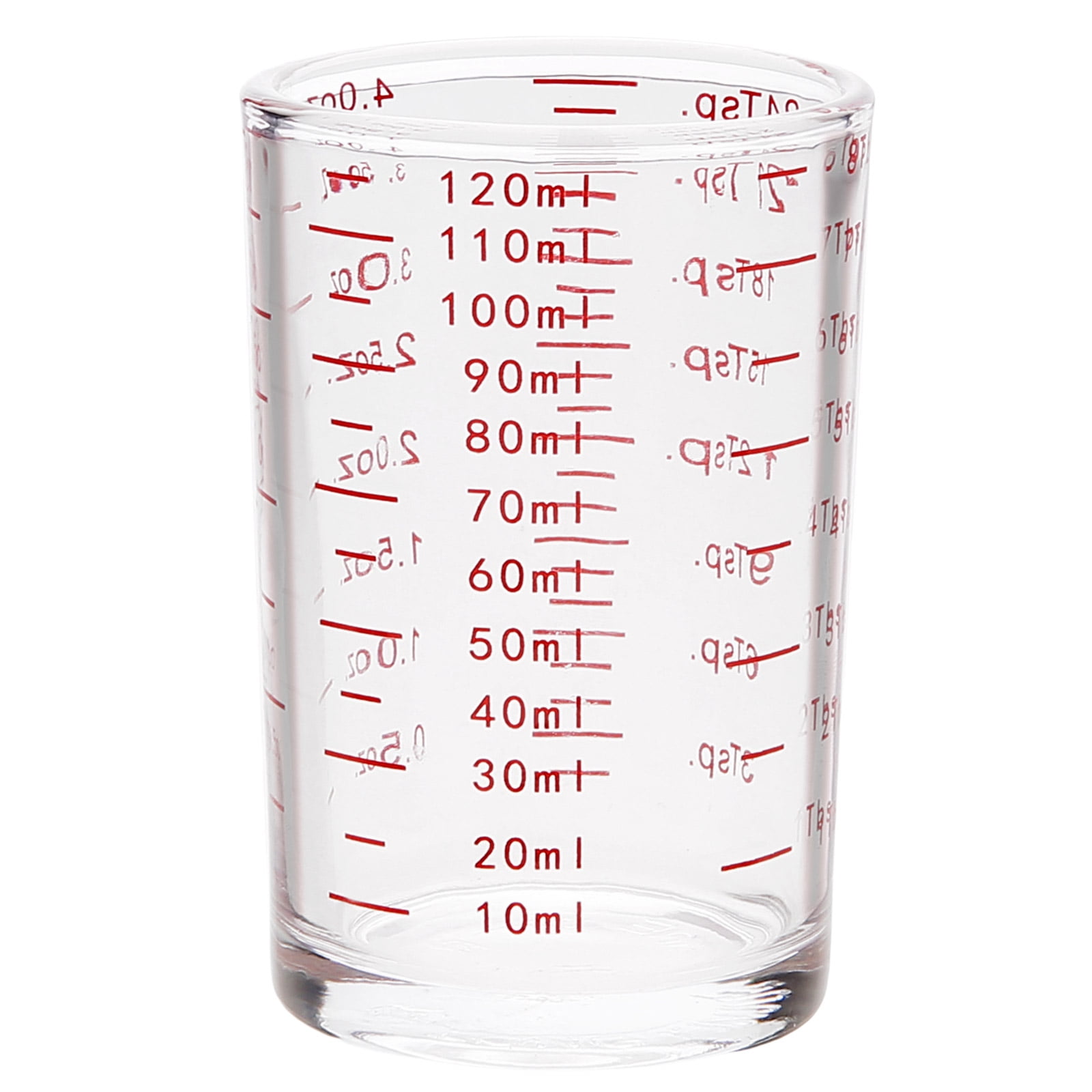 Functional Glass Measure Accessory Sturdy Glass Jigger Portable ...