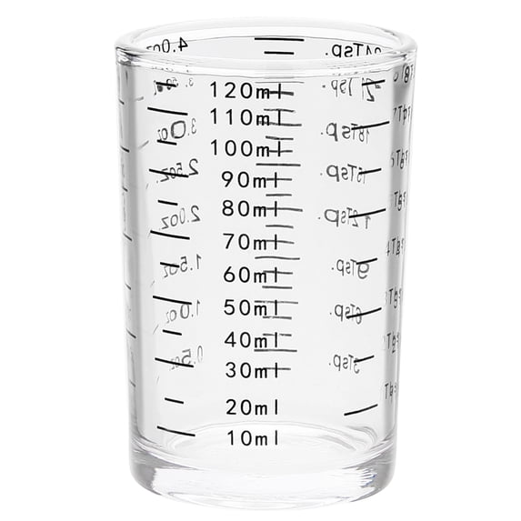Functional Glass Measure Accessory Sturdy Glass Jigger Portable ...