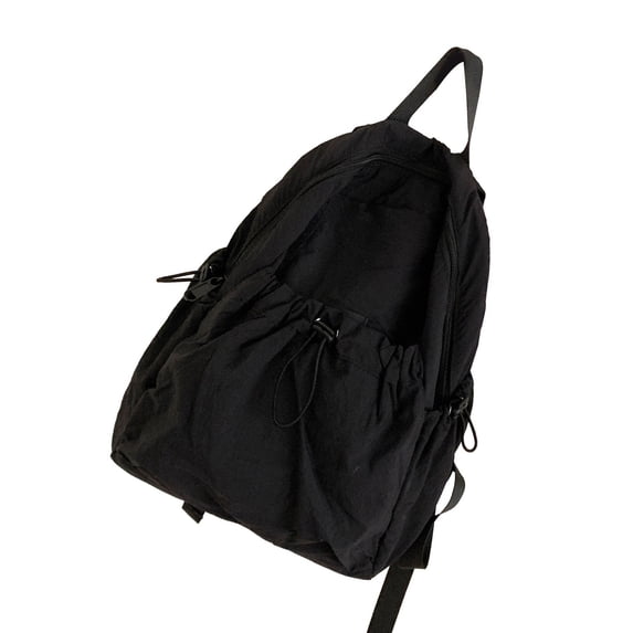 Functional Nylon Backpack School Bag Spacious School Bag for Commuting ...